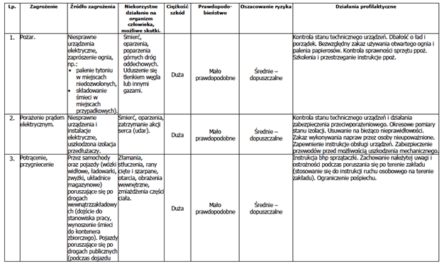 Ocena ryzyka zawodowego - Kursy Lean - potężna dawka wiedzy